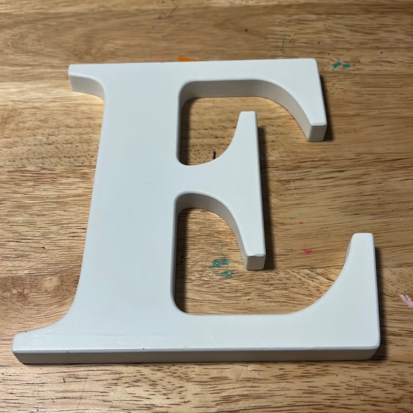 Wall Decor | 3 Items For 1 Letter E Wall Hanging Decor White | Poshmark